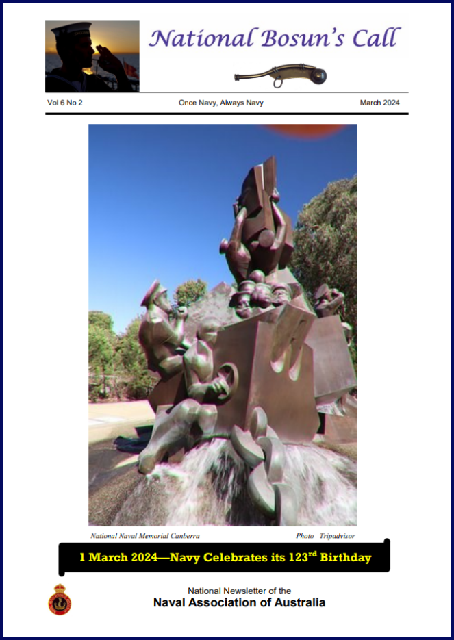 Bosun's Call - National Edition | Naval Association of Australia
