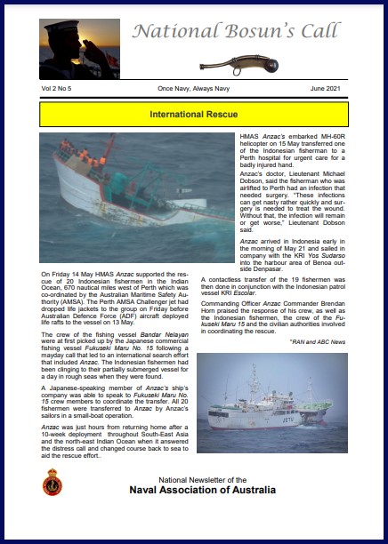 Bosun's Call - National Edition | Naval Association of Australia