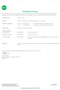 Constitution, By-Laws & PLI | Naval Association of Australia